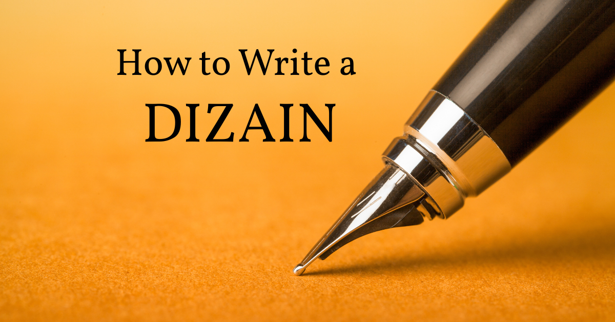 How to Write a Dizain – Erynn Crittenden
